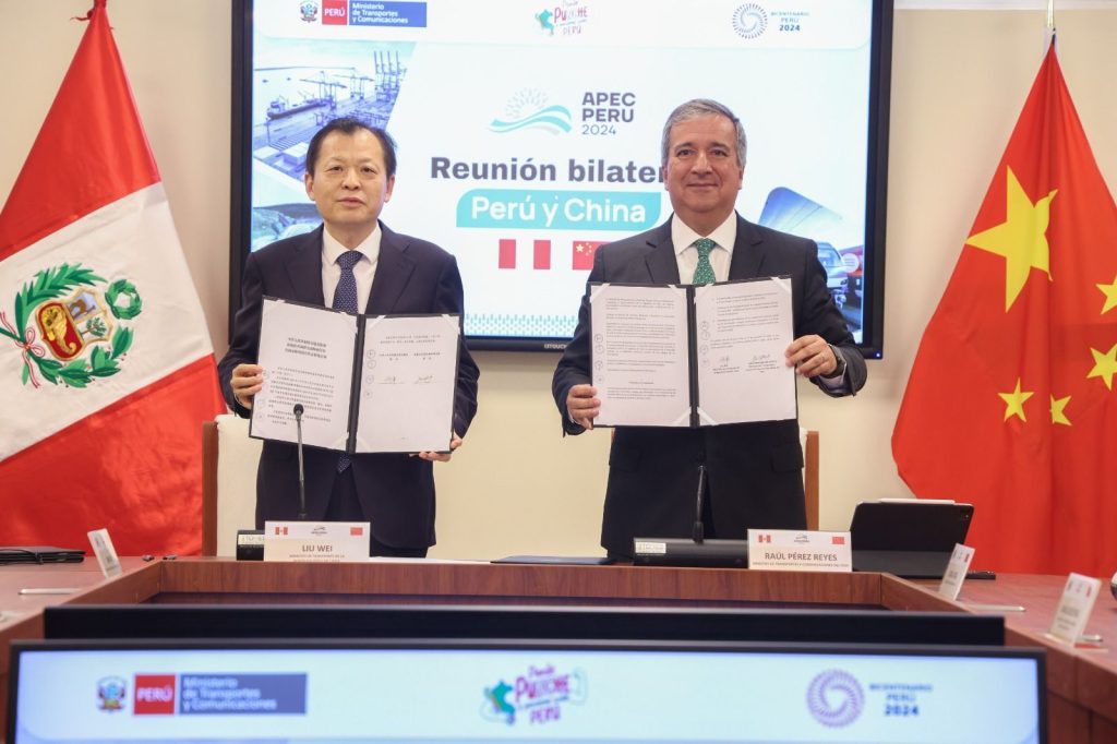 Perú suscribe acuerdos con China que impulsarán la infraestructura de ...